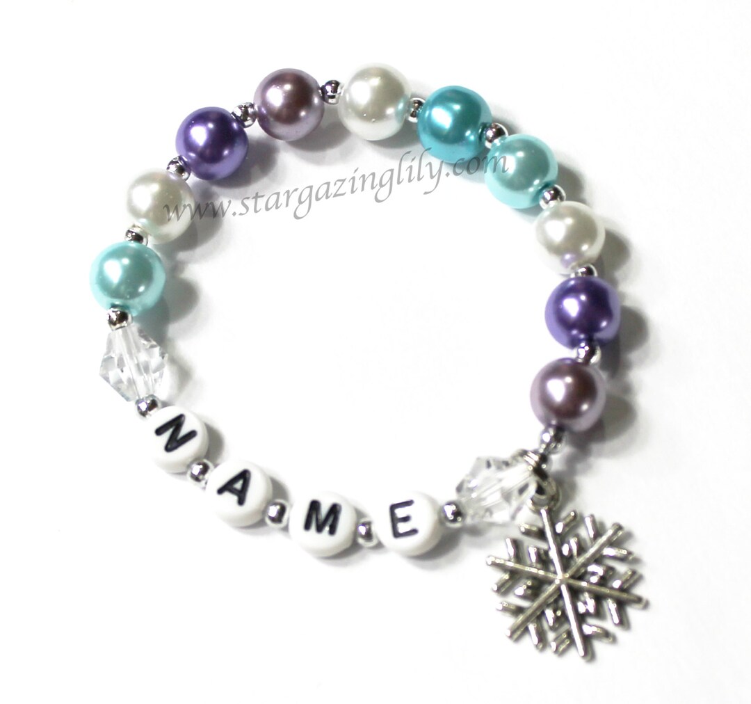 Winter Themed Frozen Freezing Cold Snowflake Bracelet. Party Favor ...