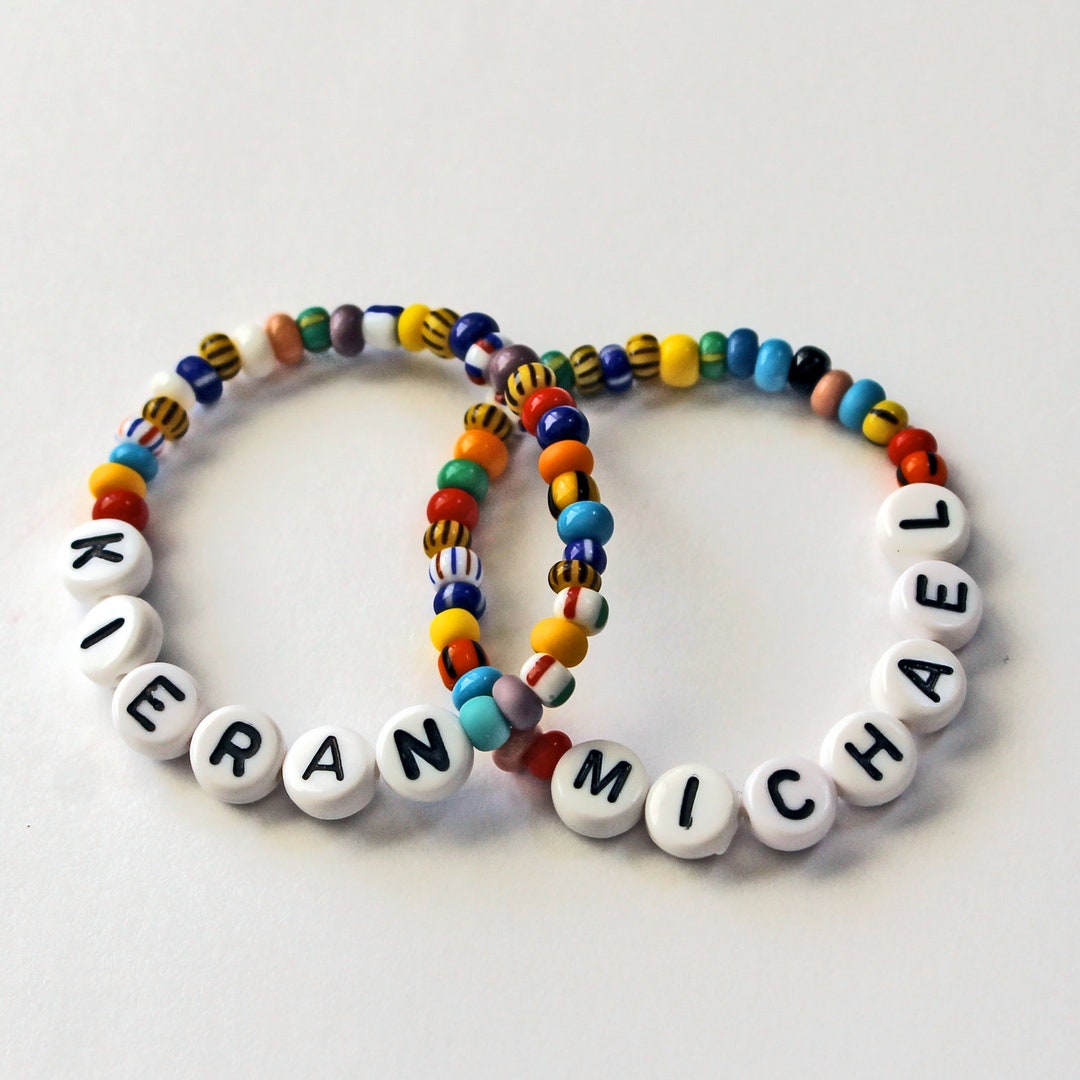 Newborn Baby Twin ID Bracelet Old Retro Hospital Style Name Bracelet ...