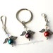 Beaded Angel Keyring. Guardian Angel Key Chain. YOU CHOOSE Birthstone ...