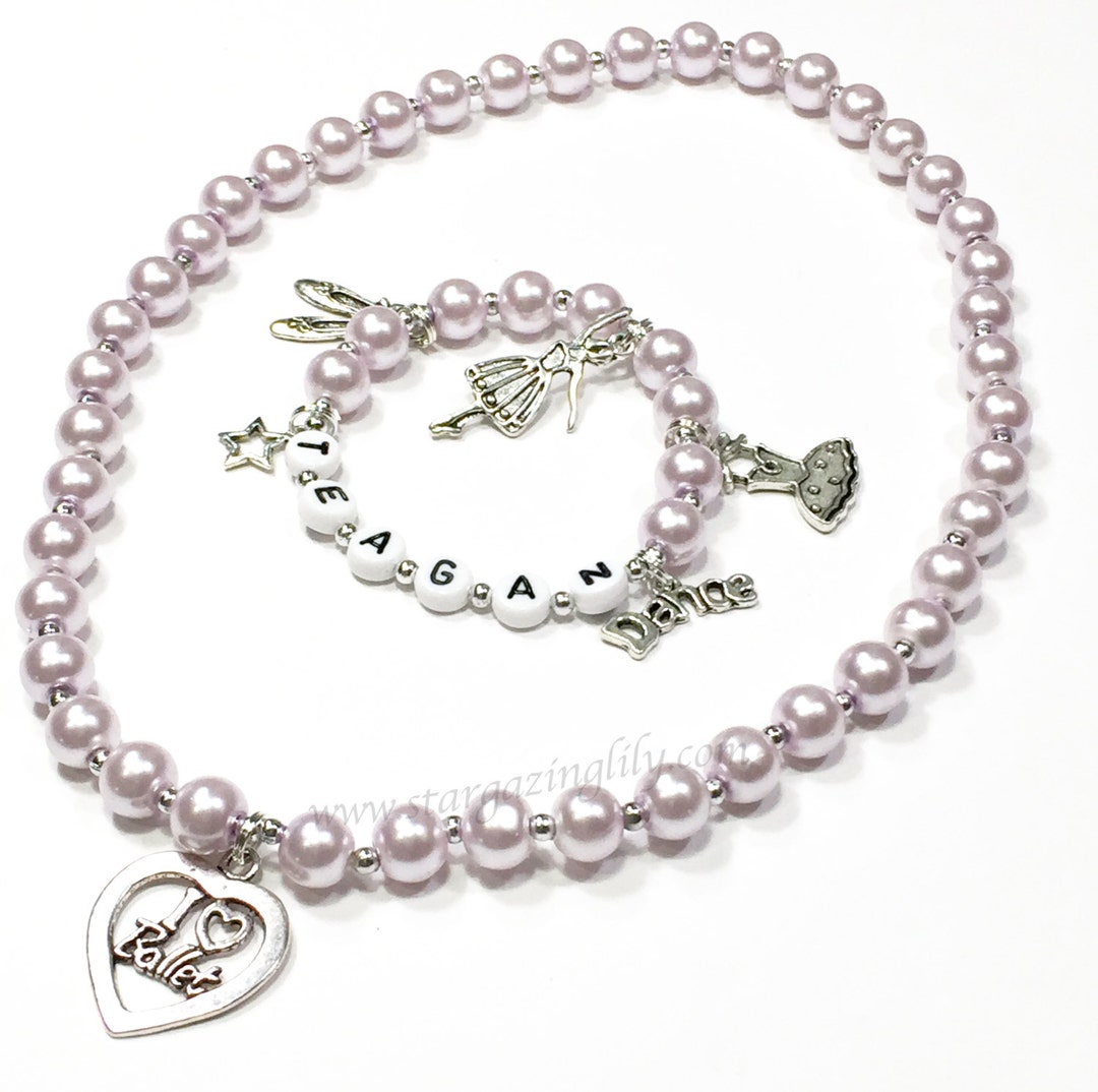 Ballet Dance Jewelry Dance Charm Bracelet Ballet Charm Necklace ...