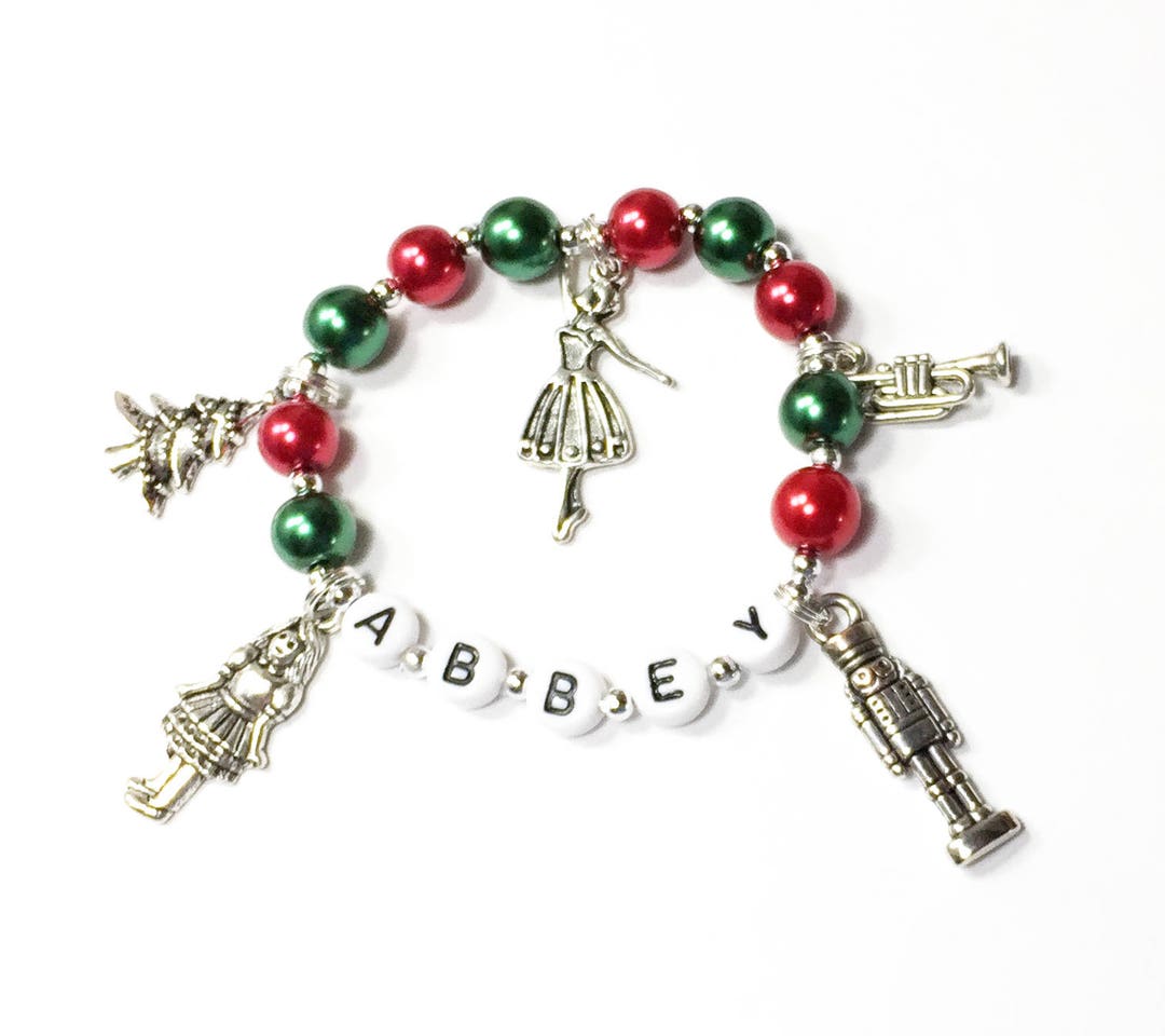 Nutcracker Ballet Charm Bracelet. Dance Themed Bracelet. Personalized ...
