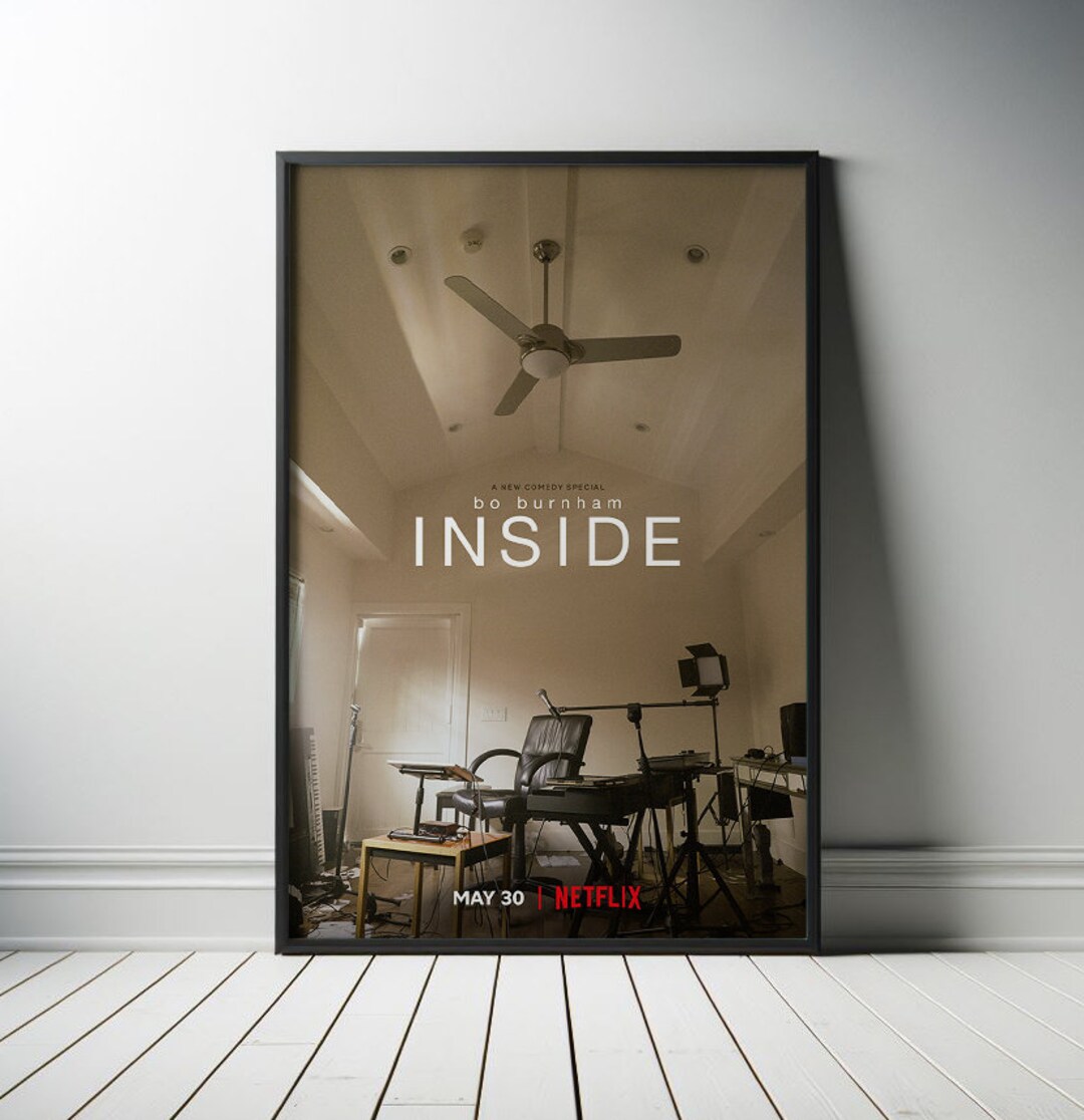 Bo Burnham Inside Movie Poster 2021 Film Room Decor Wall Art Canvas ...