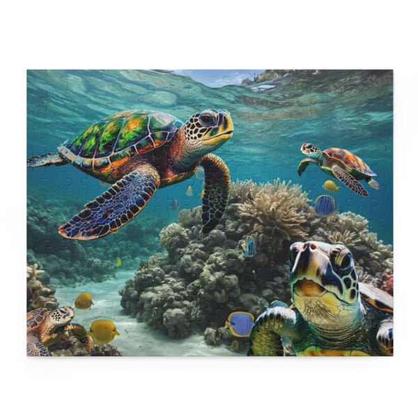Turtle Puzzle - Etsy