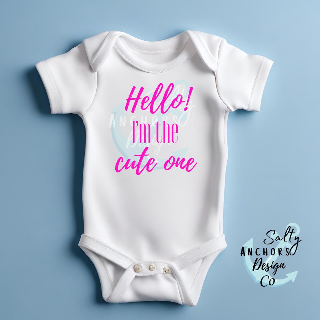 Newborn Outfit - Cute Baby Onesie - Babys 1st Outift - Babys Coming ...