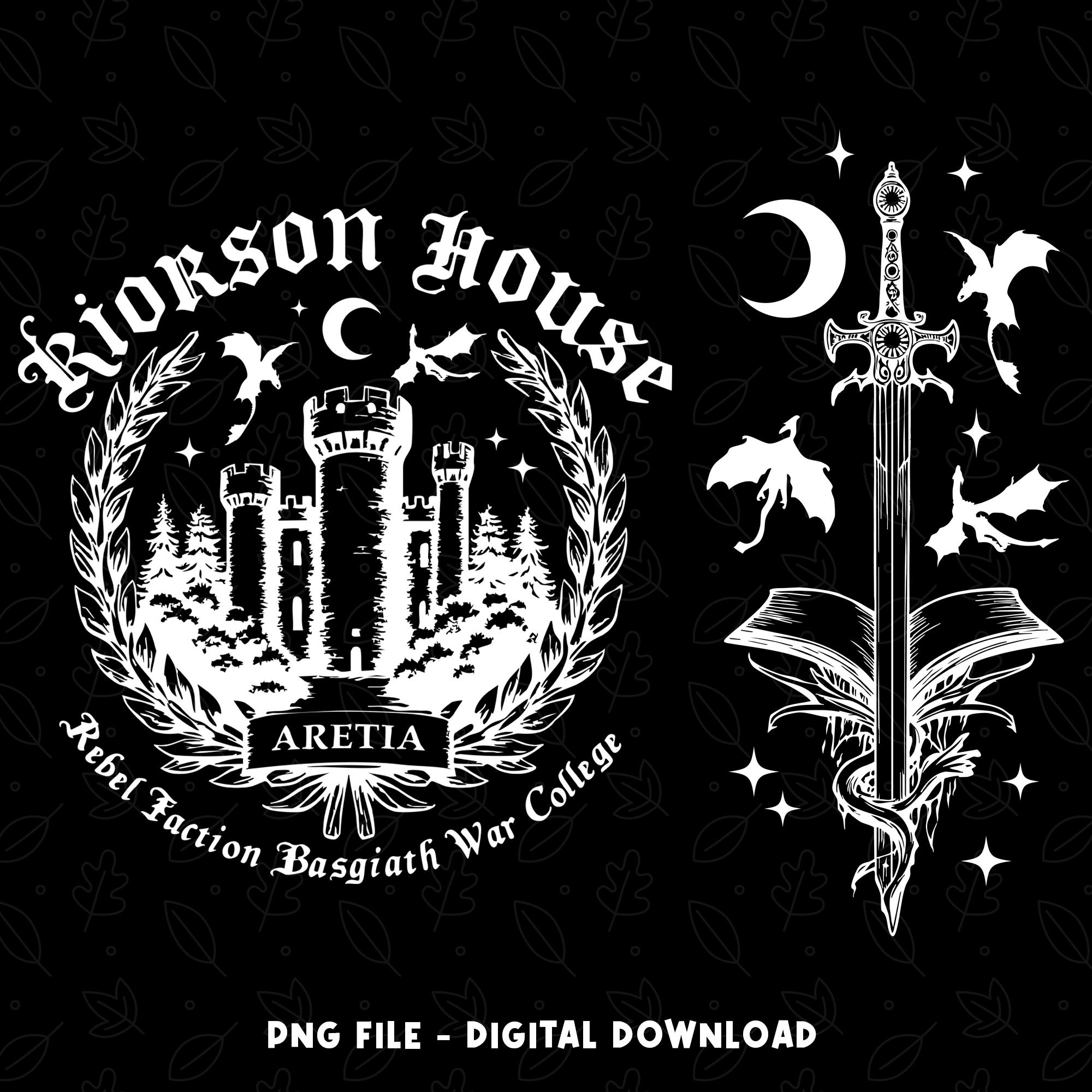 Xaden Riorson House SVG PNG, Iron Flame Shirts Png, Retro Dragon Rider ...