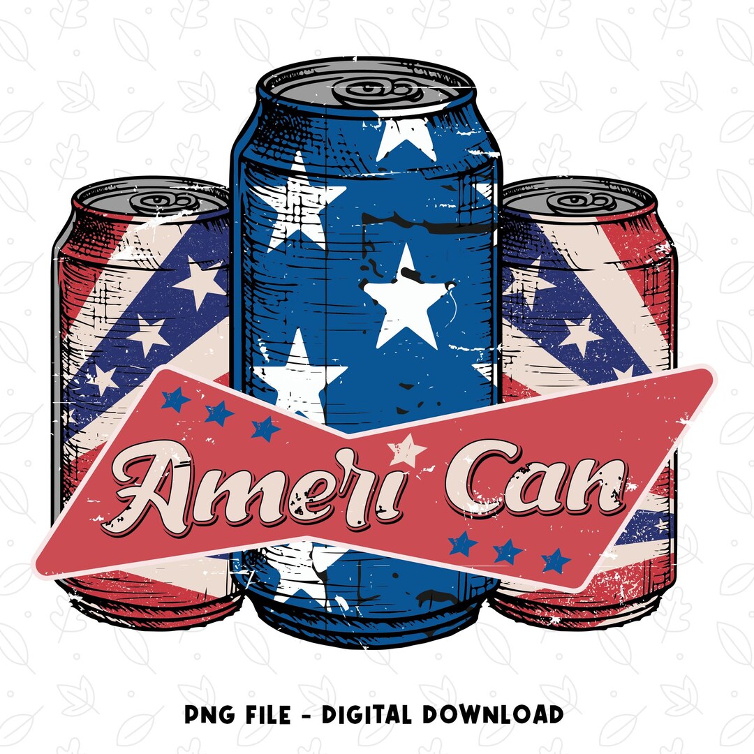 Ameri Can Png, 4th of July Png, America Png, Independence Day Png, Patriotic Png, USA Flag Png ...