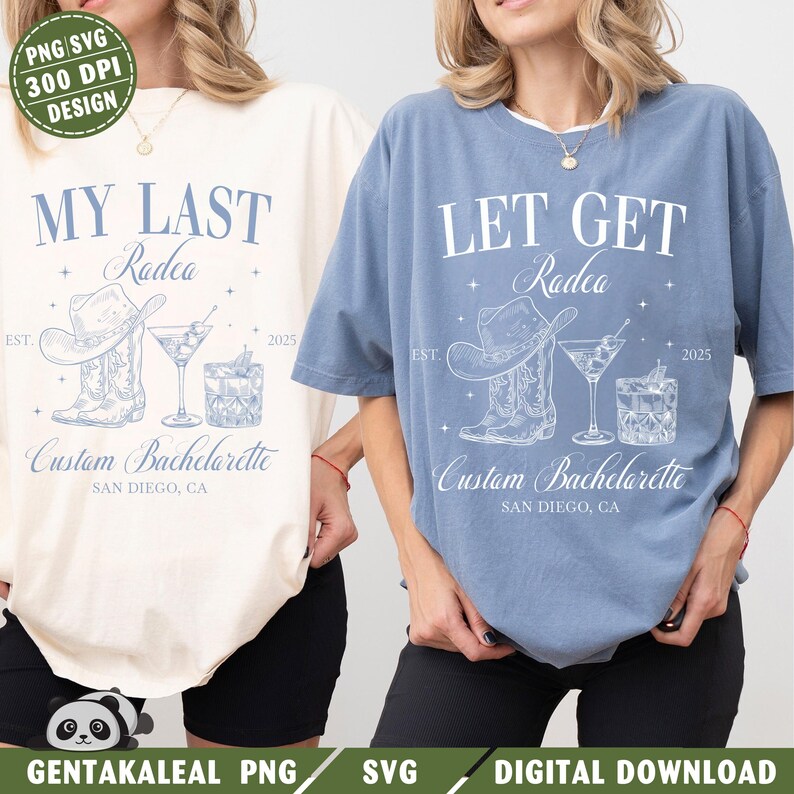 Custom Last Rodeo Bachelorette Svg Png, Cowgirl Bachelorette Party for ...