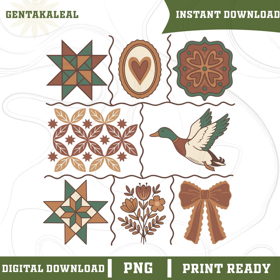 Vintage Inspired Png, Mallard Duck Design, 90s Inspired, Grandmacore ...
