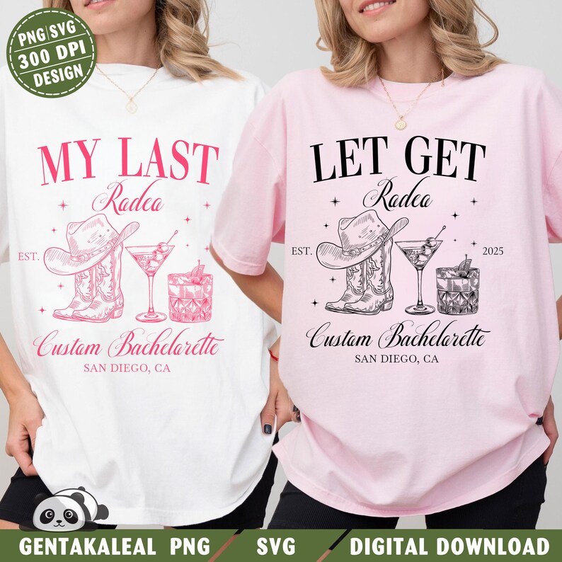 Custom Last Rodeo Bachelorette Svg Png, Cowgirl Bachelorette Party for ...