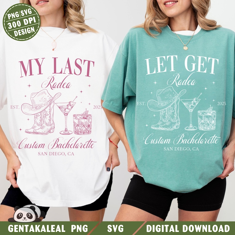 Custom Last Rodeo Bachelorette Svg Png, Cowgirl Bachelorette Party for ...