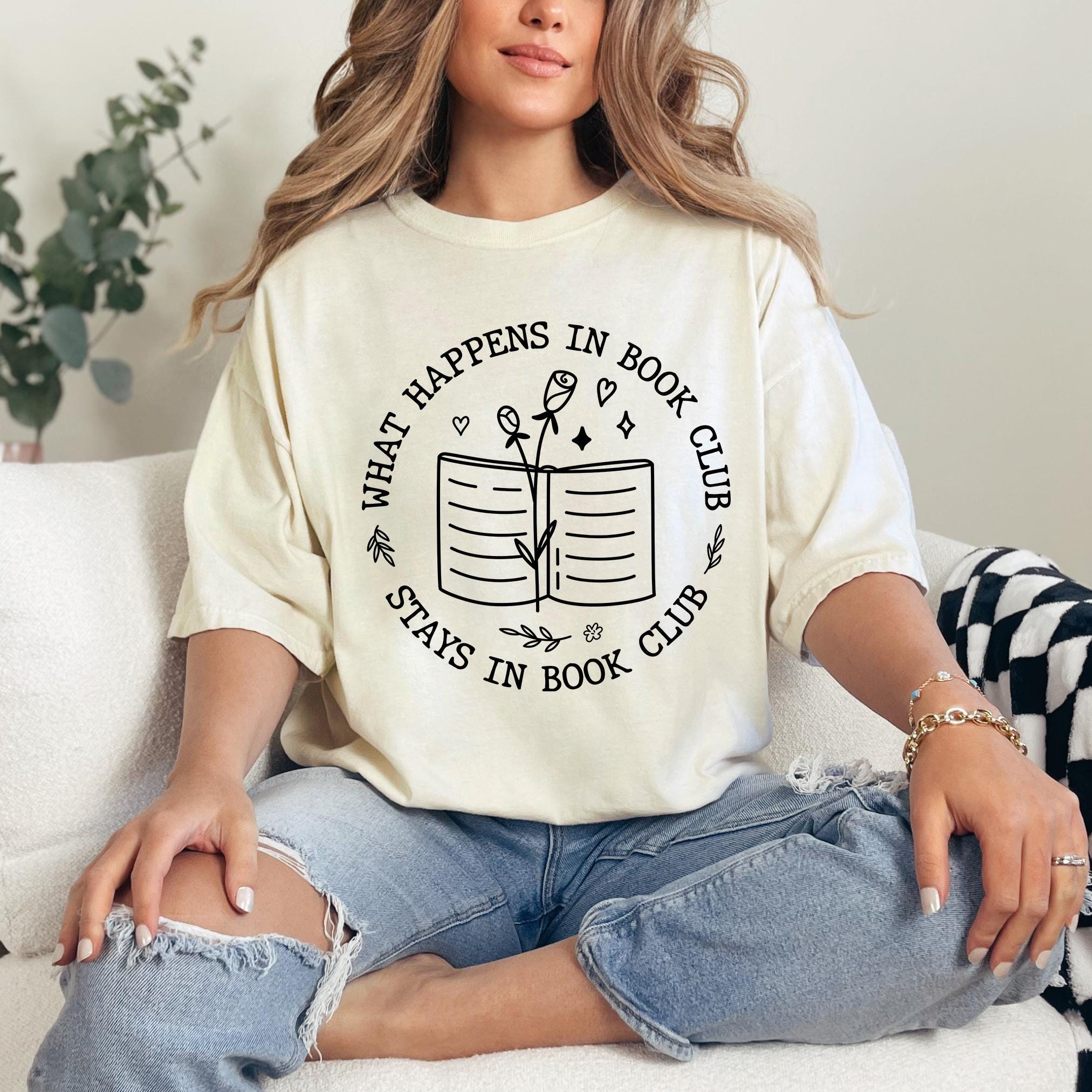 Book Club Quotes Png Svg, What Happens in Book Club Stays in Book Club ...