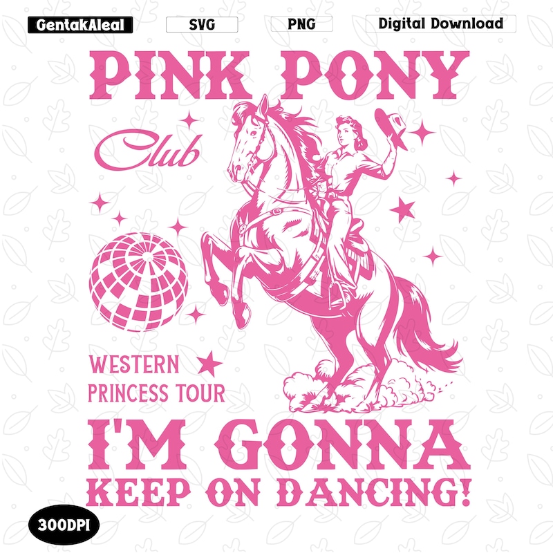 Pink Pony Club Song Art - Etsy