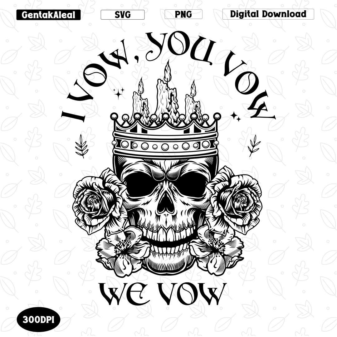 I Vow You Vow We Vow Png Svg, Retro Dark Romance Png, Book Club Png ...
