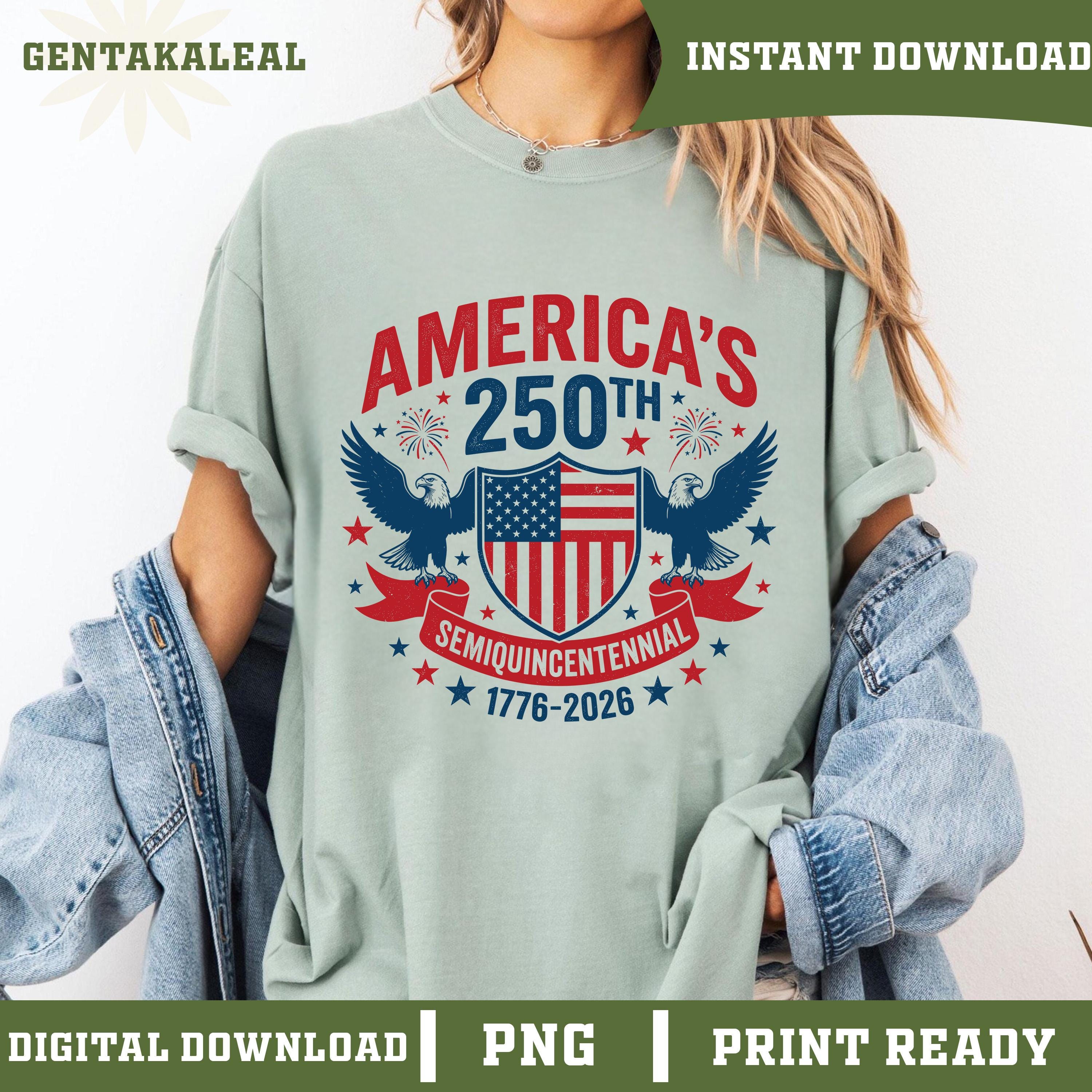 250 Years Semiquincentennial USA PNG, 1776-2026, America 250 Emblem ...