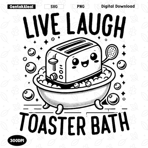 Live Laugh Toaster Bath - Etsy