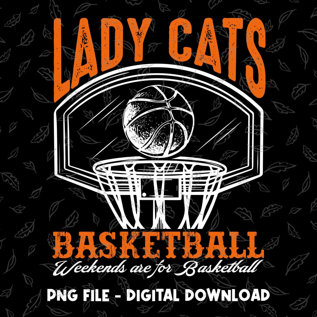 Lady Cats Basketball SVG and PNG File, Softball Png Design, College ...