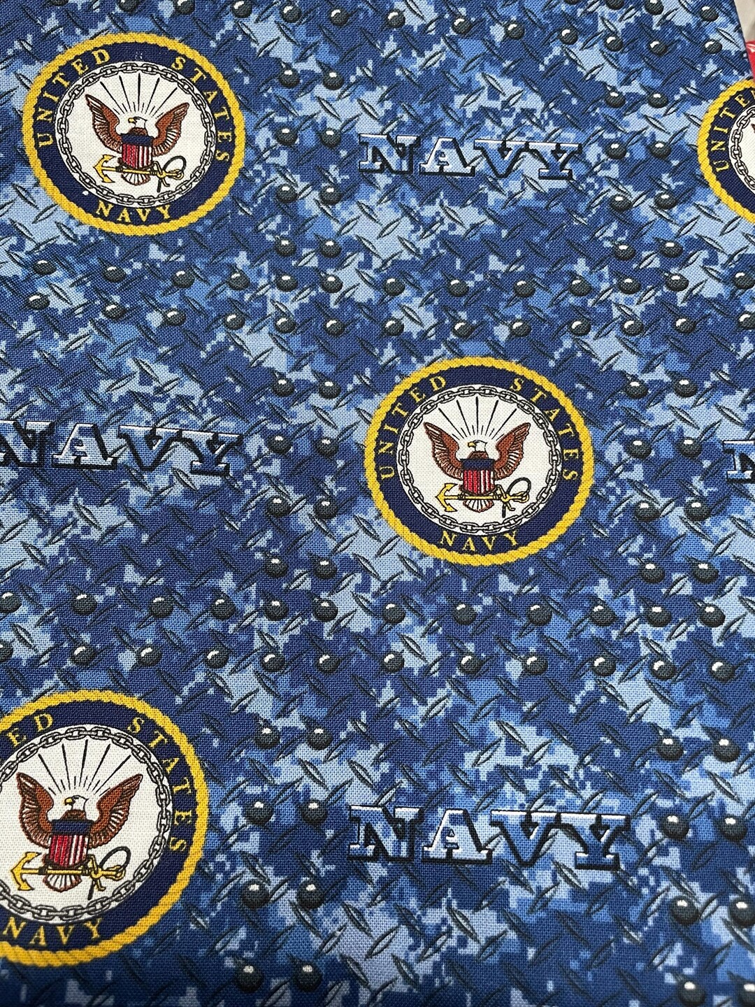 U.S. Navy Grate 100% Cotton Fabric BTY - Etsy