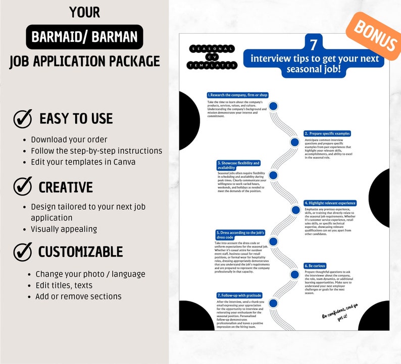 Creative Editable CV Template, Cover Letter, Mini-cv Flyers - Thematic ...