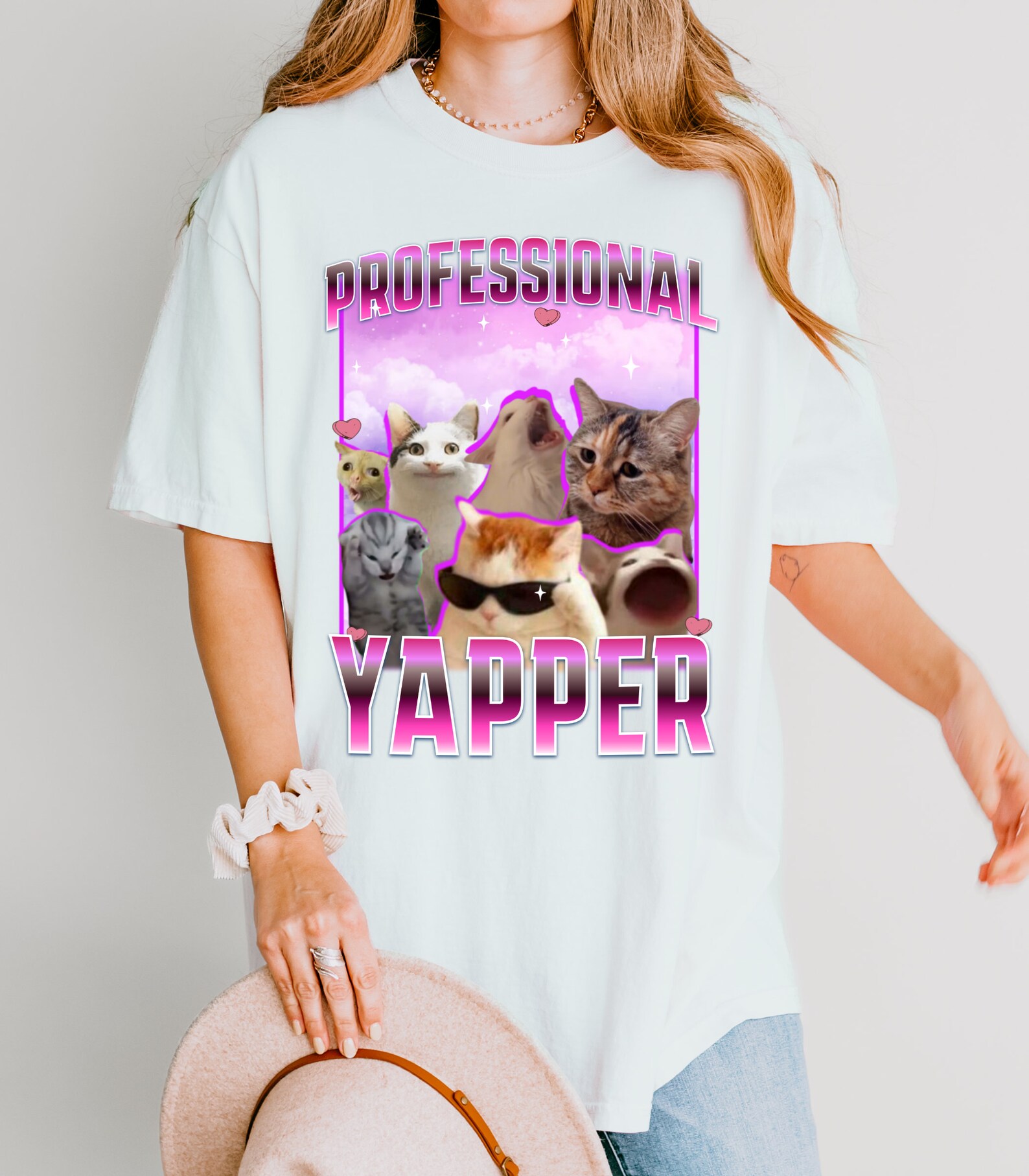 Professional Yapper Funny Meme Shirt , Funny Genz Born to Yap Meme ...