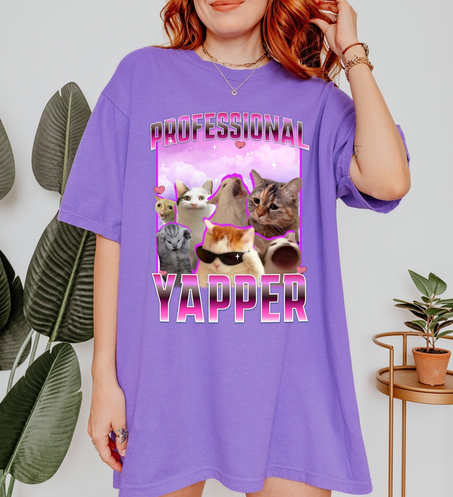 Professional Yapper Funny Meme Shirt , Funny Genz Born to Yap Meme ...