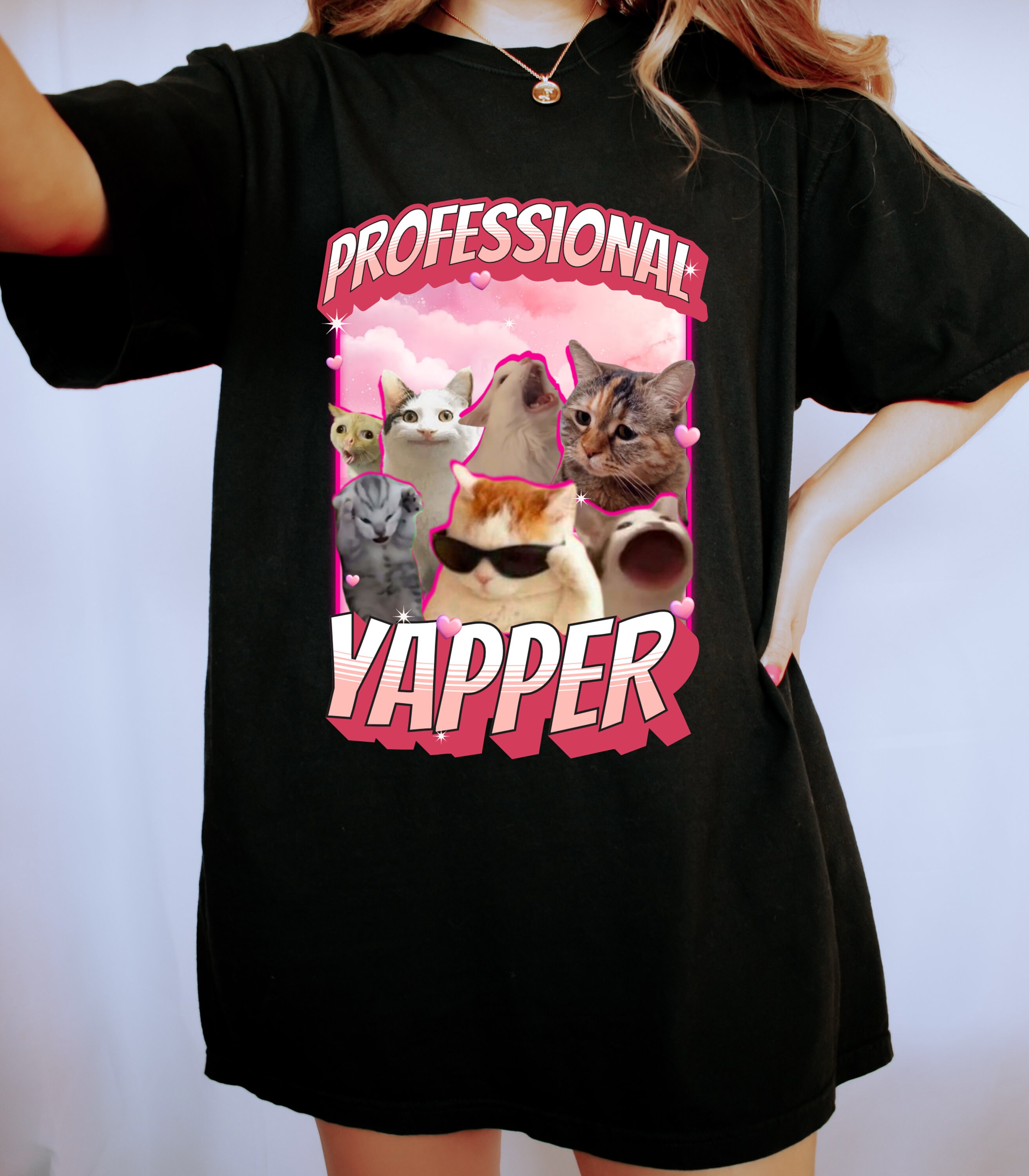 Professional Yapper Funny Meme Shirt , Funny Genz Born to Yap Meme ...