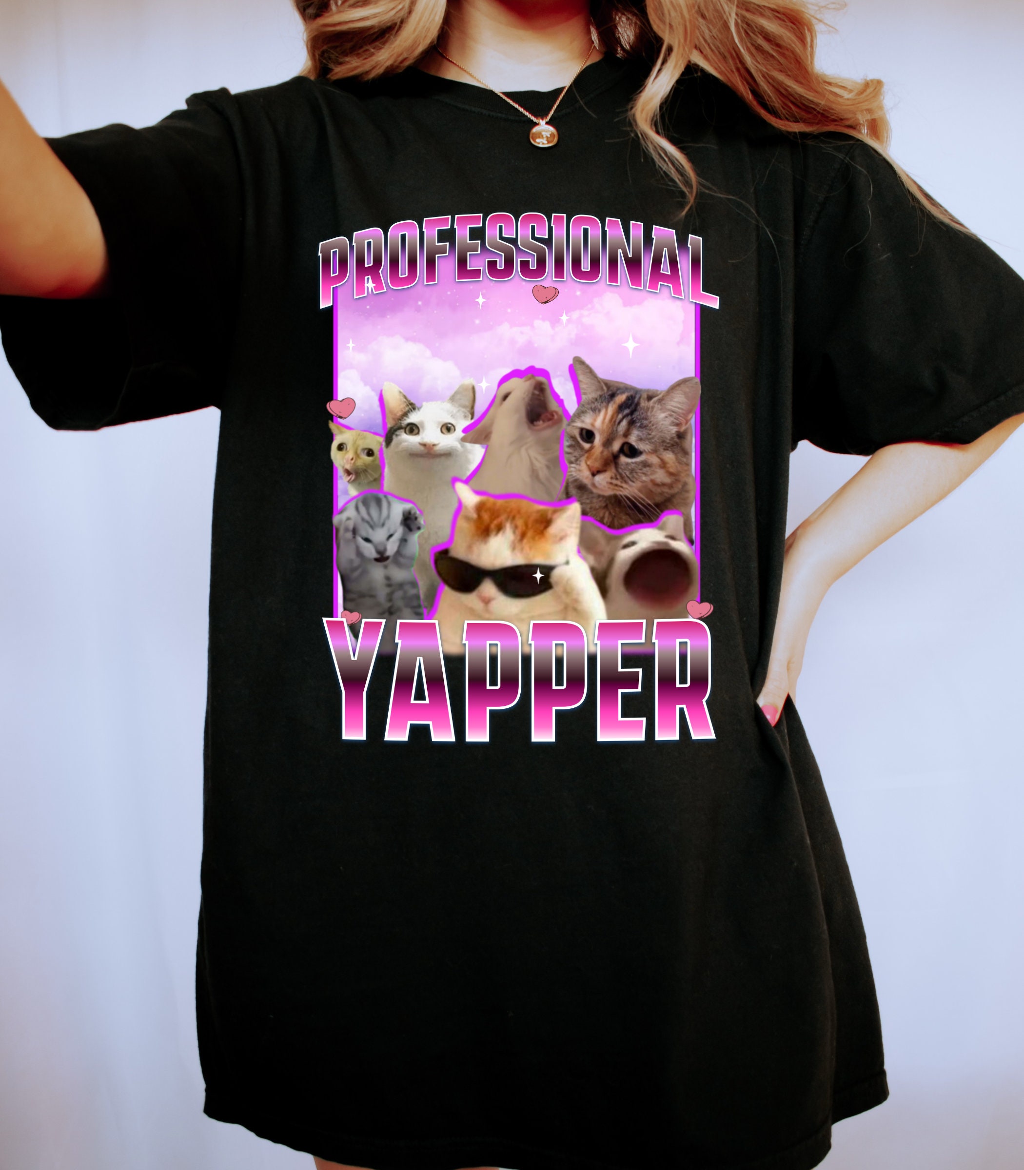 Professional Yapper Funny Meme Shirt , Funny Genz Born to Yap Meme ...