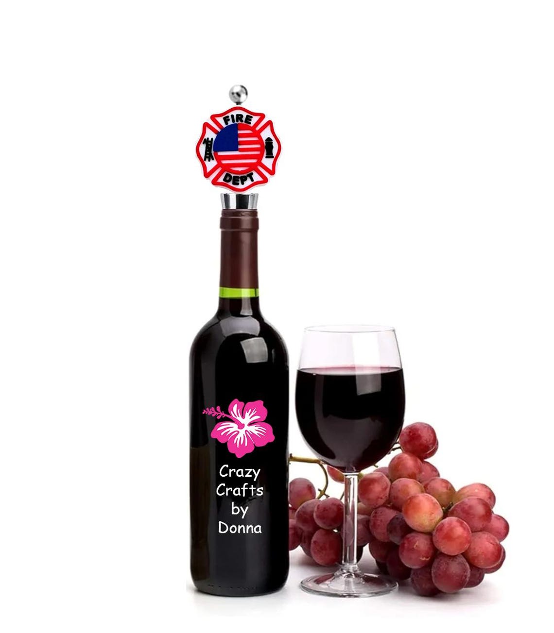 Wine Stopper Package - Fire Dept - Etsy