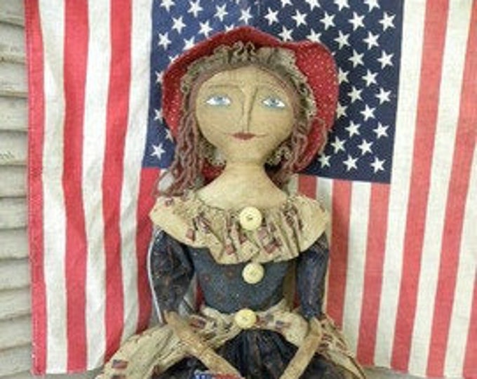 MUSTARD SEED ORIGINALS, Primitive Doll Pattern, Americana Doll Pattern ...