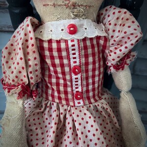 MUSTARD SEED Originals-primitive Raggedy Ann-primitive Raggedy Ann Doll ...