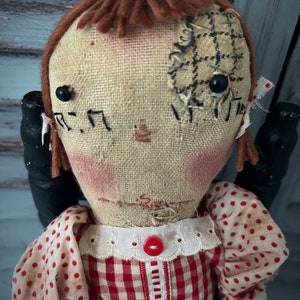 MUSTARD SEED Originals-primitive Raggedy Ann-primitive Raggedy Ann Doll ...