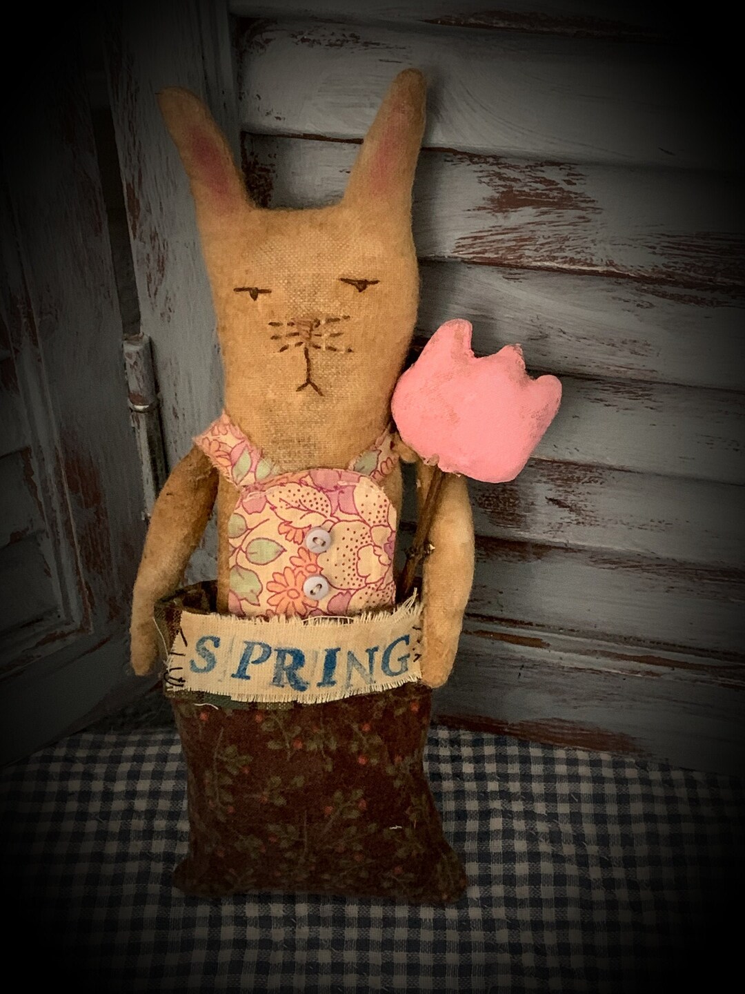 MUSTARD SEED ORIGINALS, Primitive Dolls, Primitive Rabbit, Primitive ...