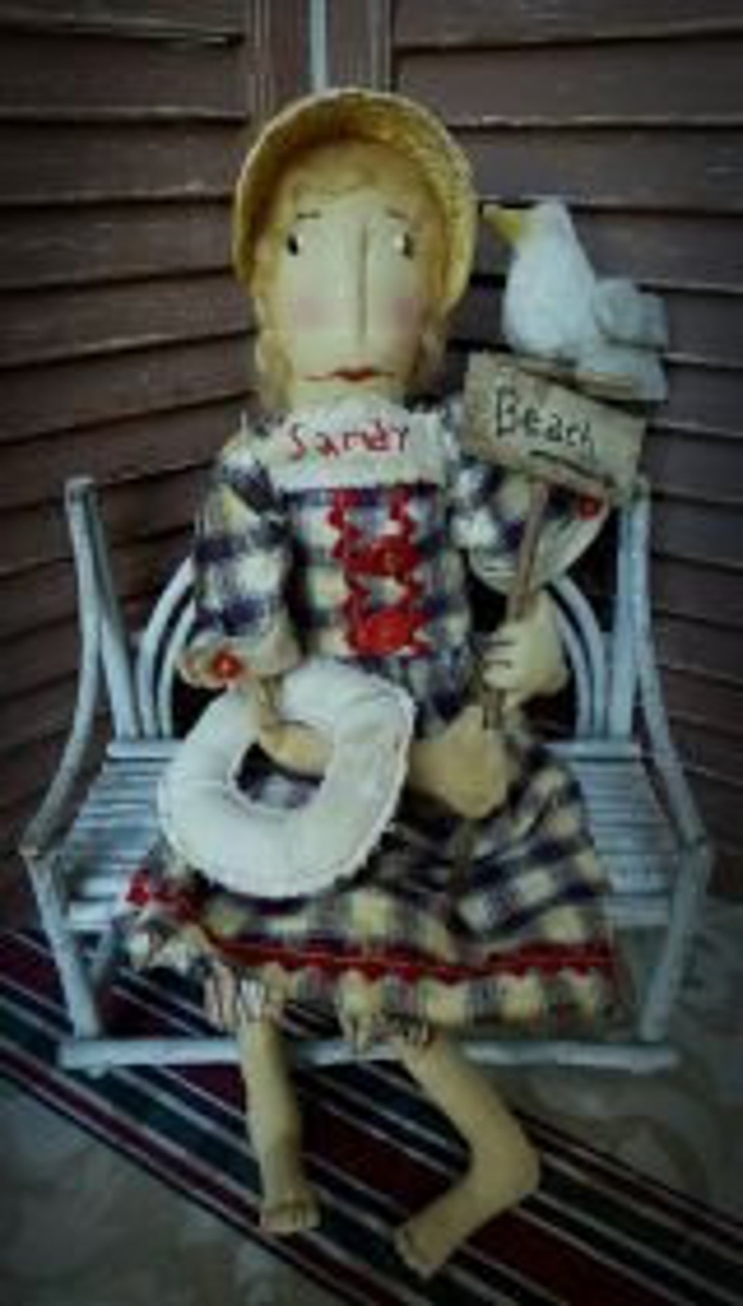 MUSTARD SEED ORIGINALS, Primitive Doll Pattern, Primitive Beach ...