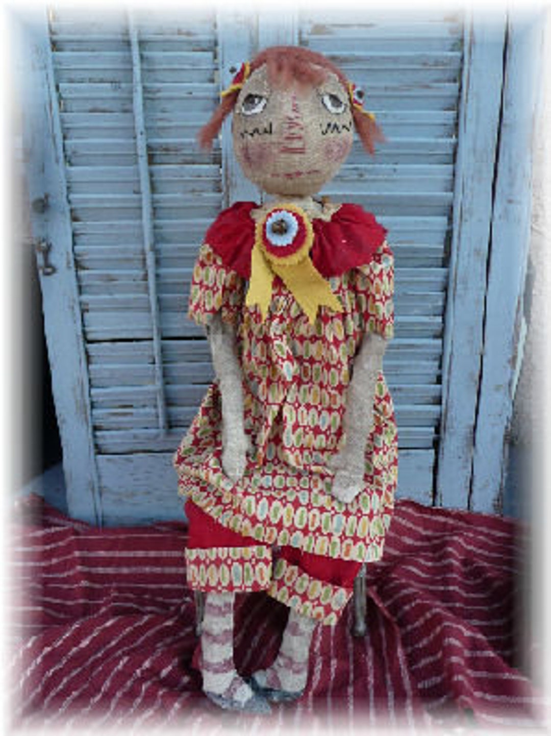 MUSTARD SEED ORIGINALS, Primitive Raggedy, Primitive Doll Pattern ...