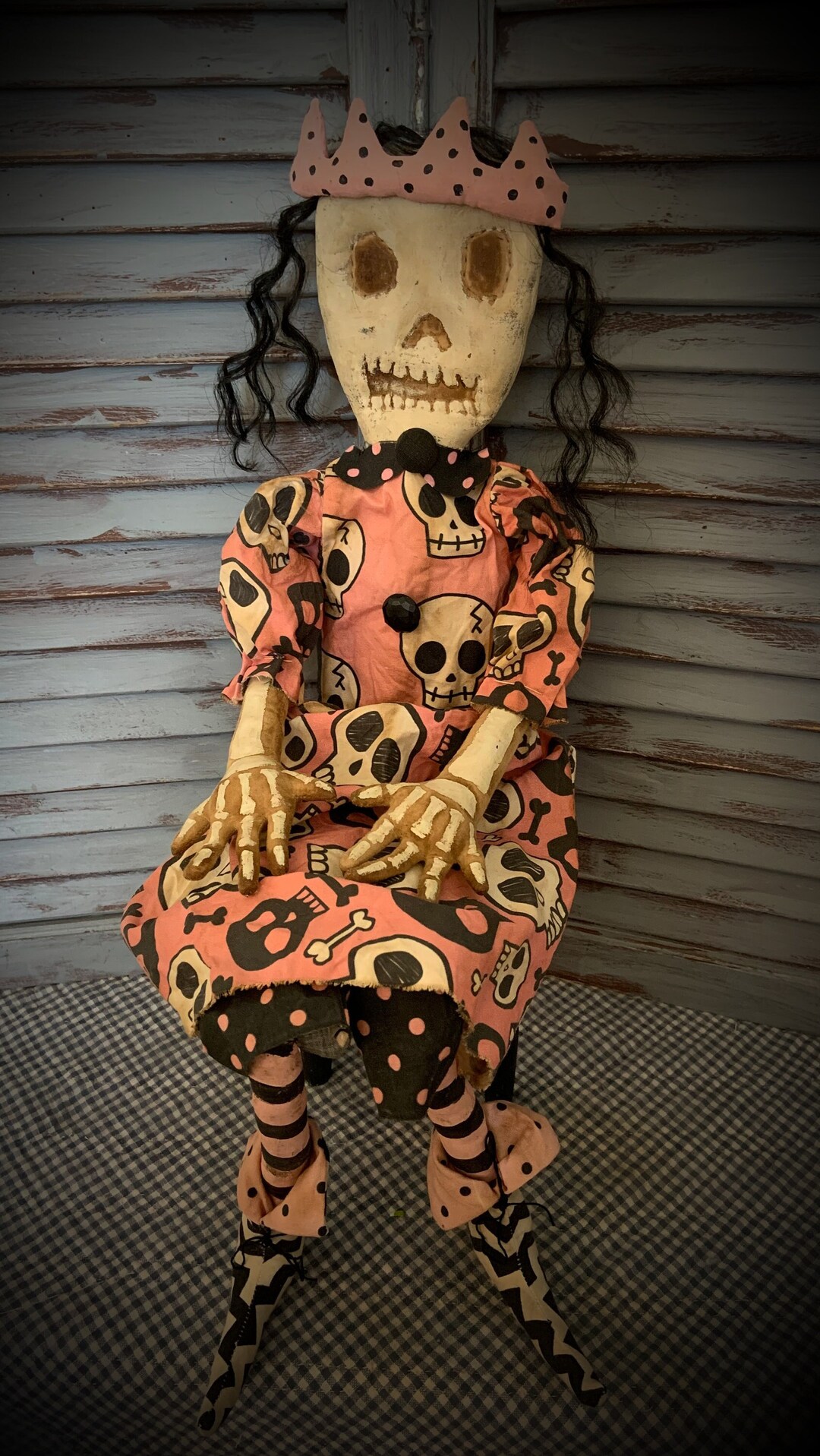 MUSTARD SEED Originals-halloween-halloween Skeleton Doll-skull-skeleton ...