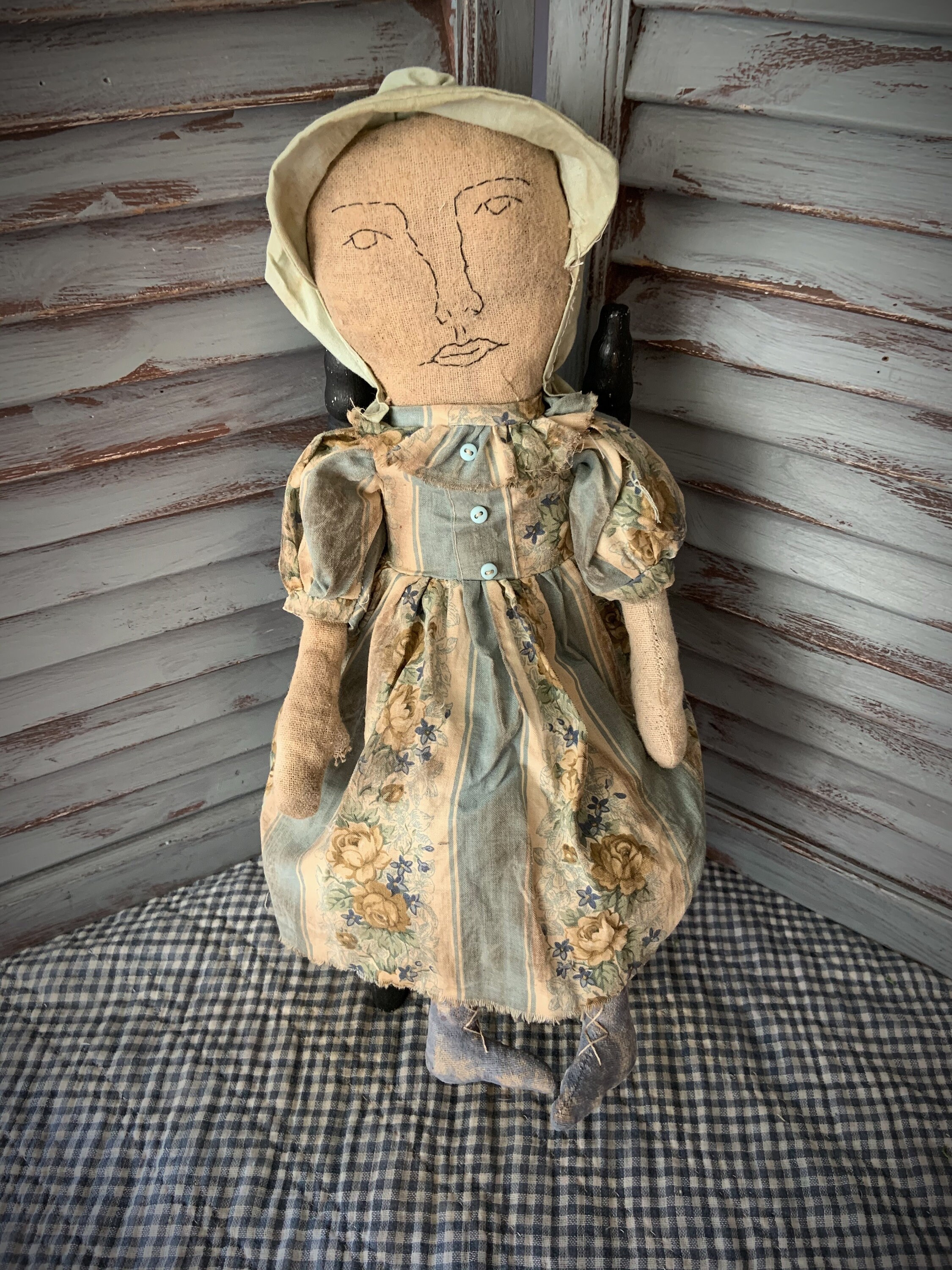 MUSTARD SEED ORIGINALS Primitive Dolls Colonial Doll | Etsy