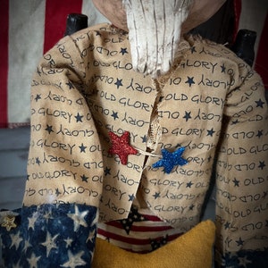 MUSTARD SEED Originals-primitive Uncle Sam Doll-uncle Sam Doll ...