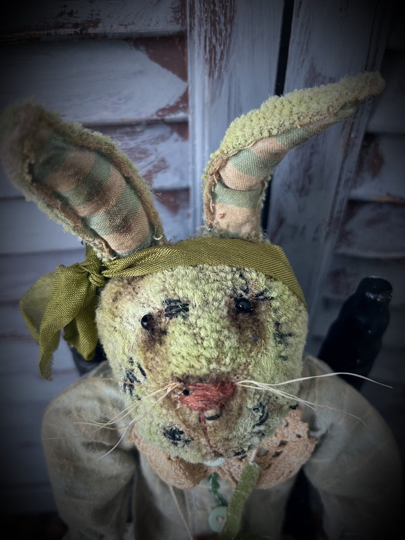 MUSTARD SEED Originals-primitive Rabbit Doll Bunny-bunny - Etsy