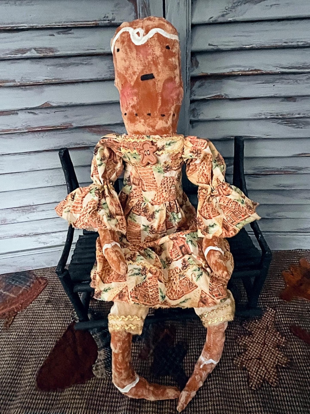 MUSTARD SEED Originals-gingerbread Doll-gingerbread-christmas ...