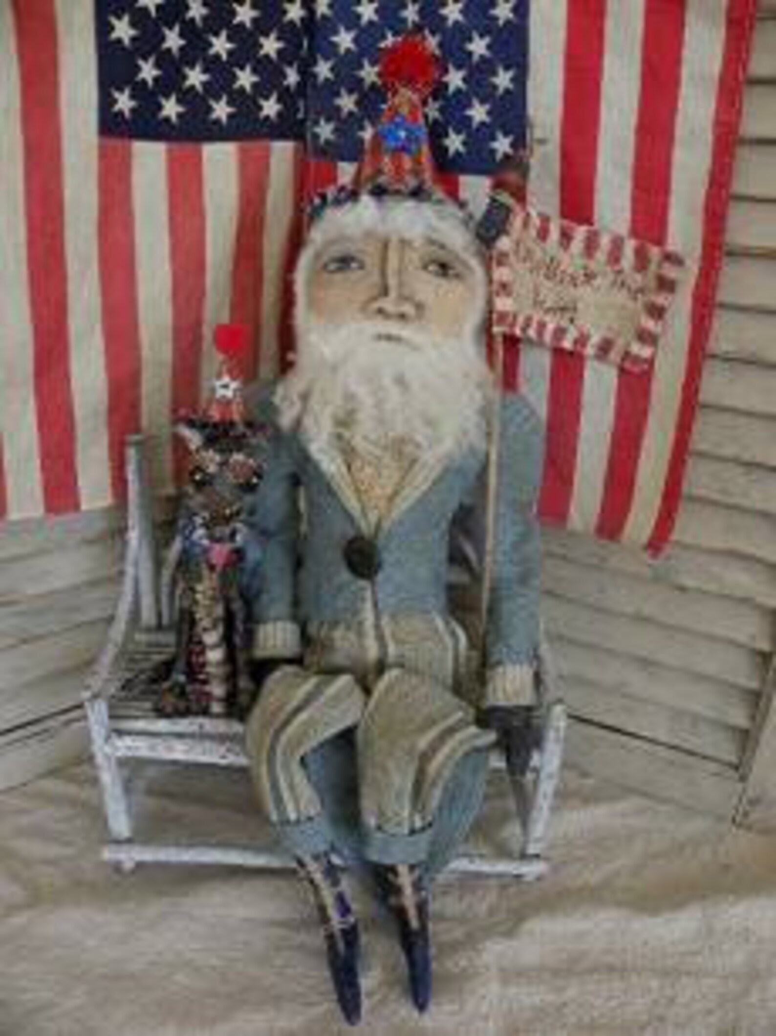 MUSTARD SEED ORIGINALS Uncle Sam Primitive Uncle Sam | Etsy