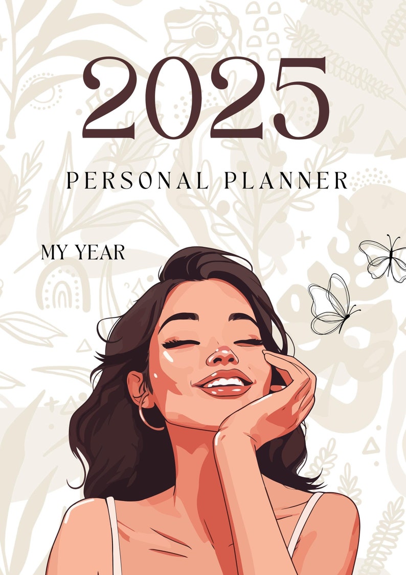2025 Planner, PDF Planer, Printable Planner, Goal Planner, Budget ...