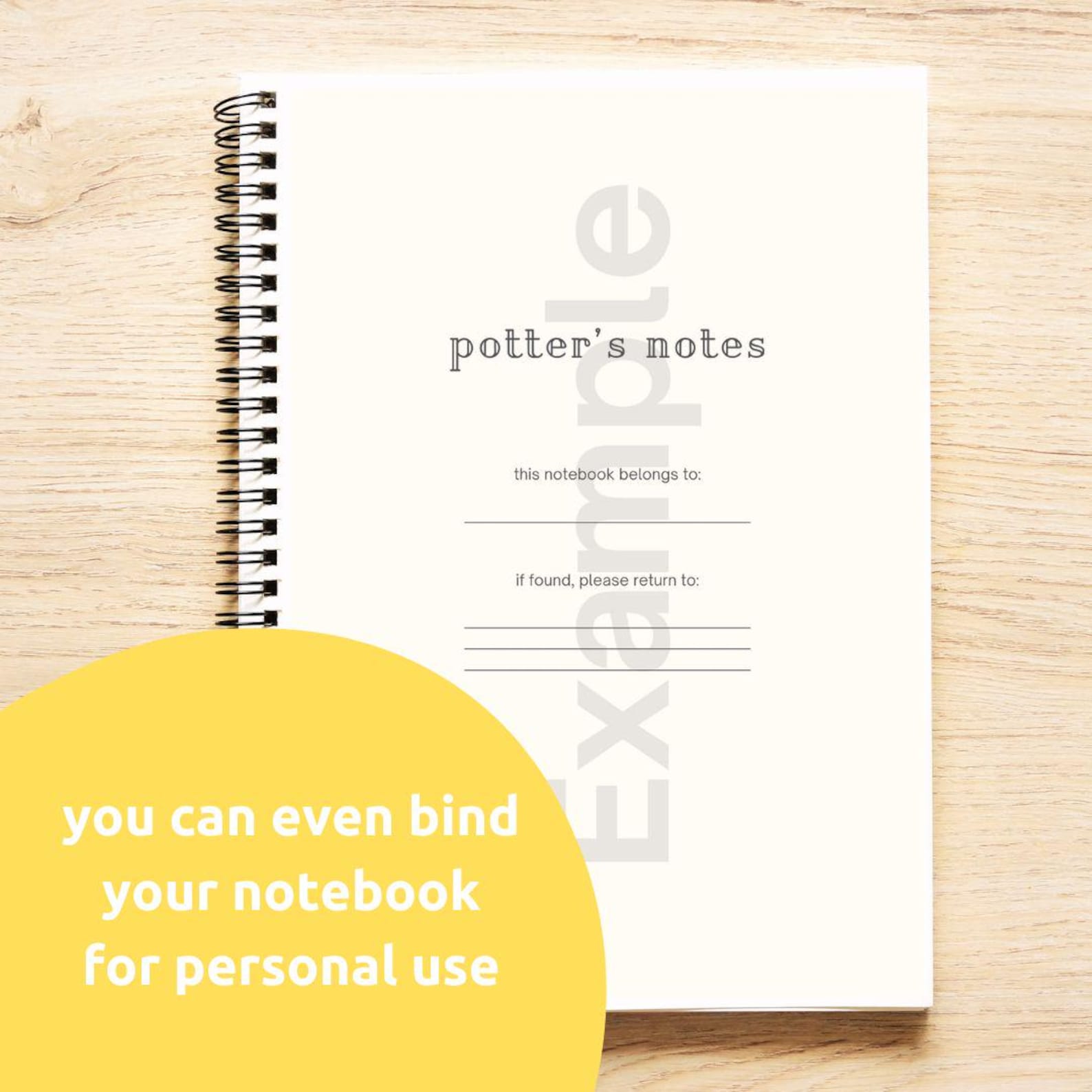 Potter's Notebook Template, Digital Clay Notes, Potter's Log ...