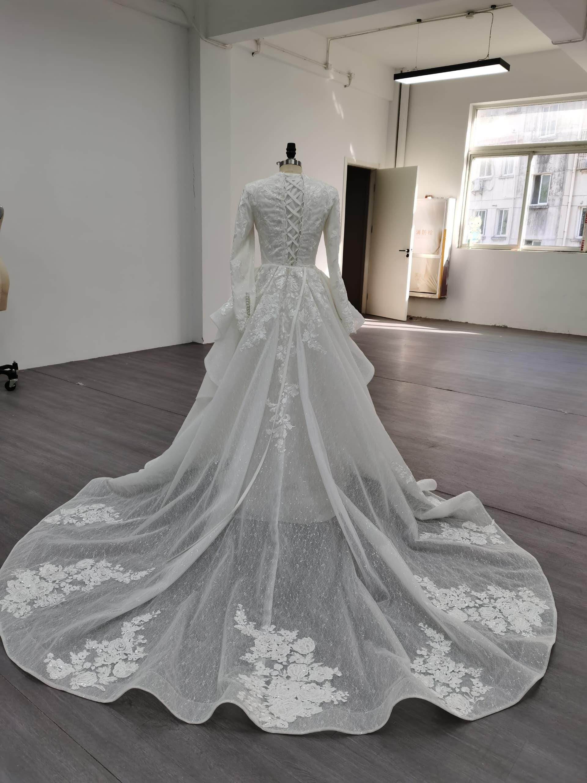 SALE: 850USD ONLY! Best-selling Modest Mermaid Wedding Dress / Bridal ...