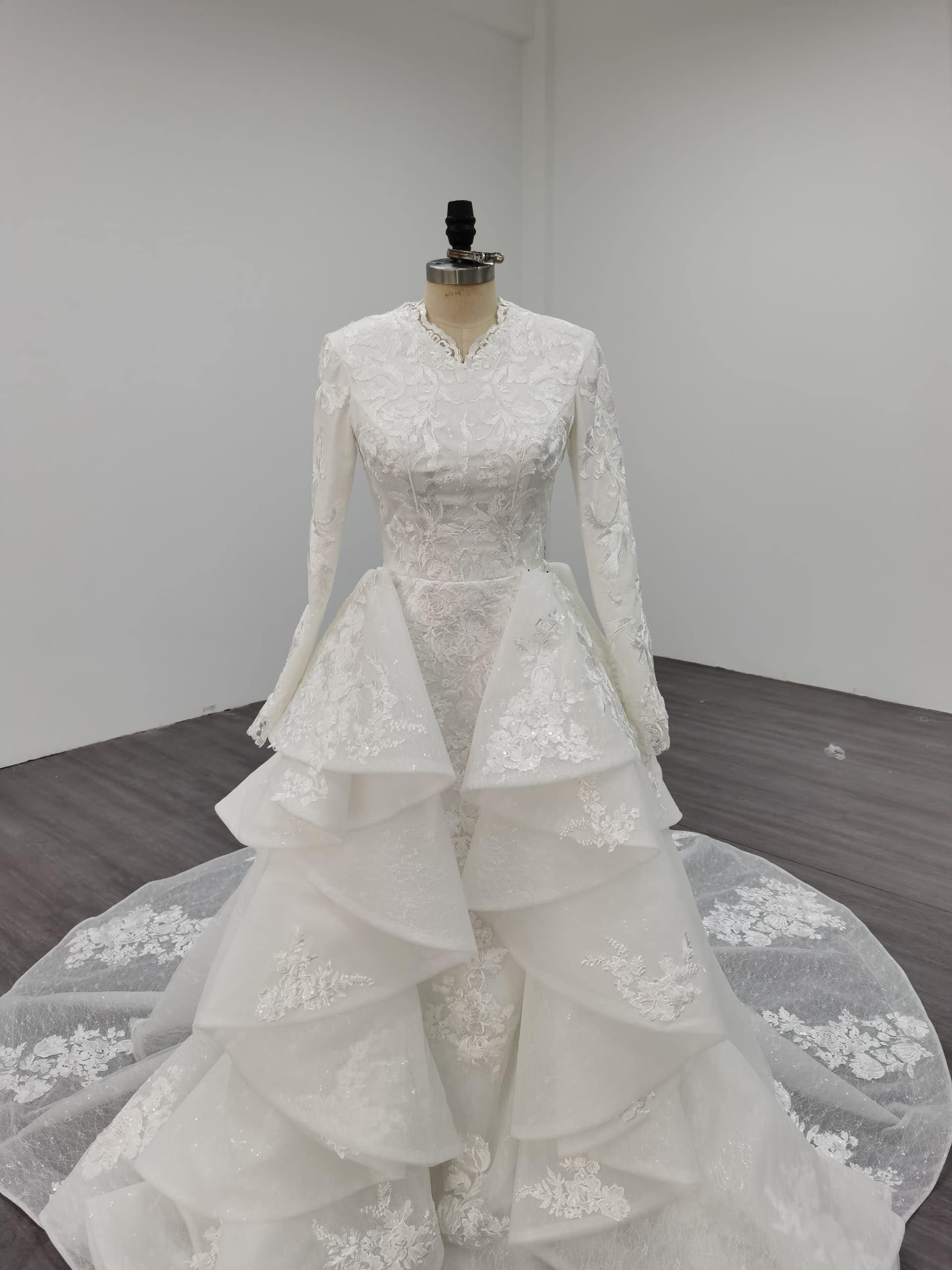 Lexus - Modest Mermaid Wedding Dress / Bridal Gown - Etsy UK