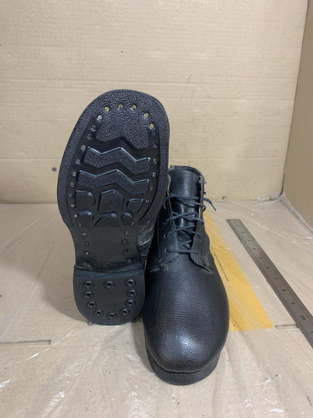 Soviet Russian Combat Boots Soldier Army Military Uniform (40size) USSR ...