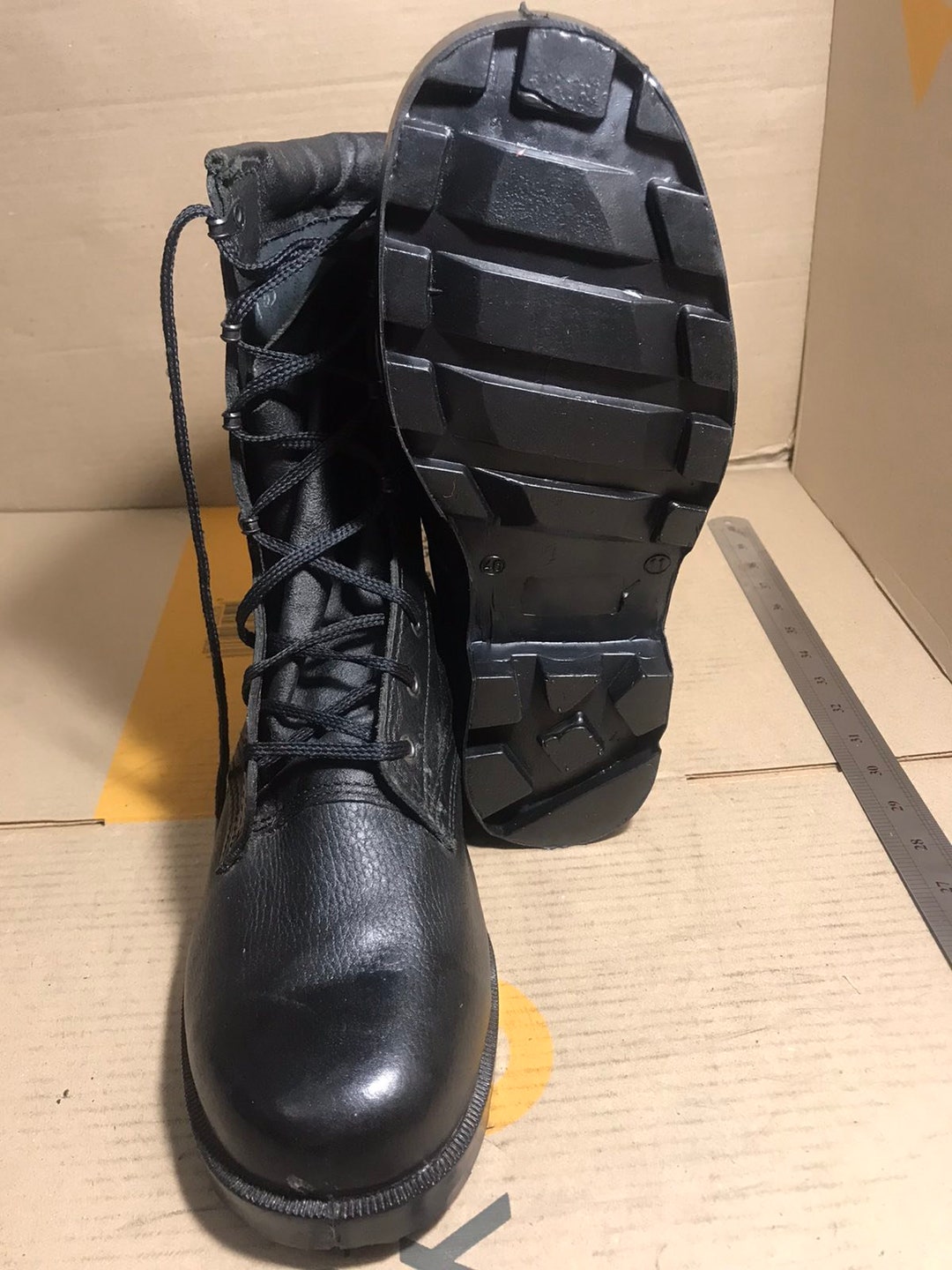 Soviet Russian Combat Boots Soldier Spetsnaz Leather USSR 46 - Etsy