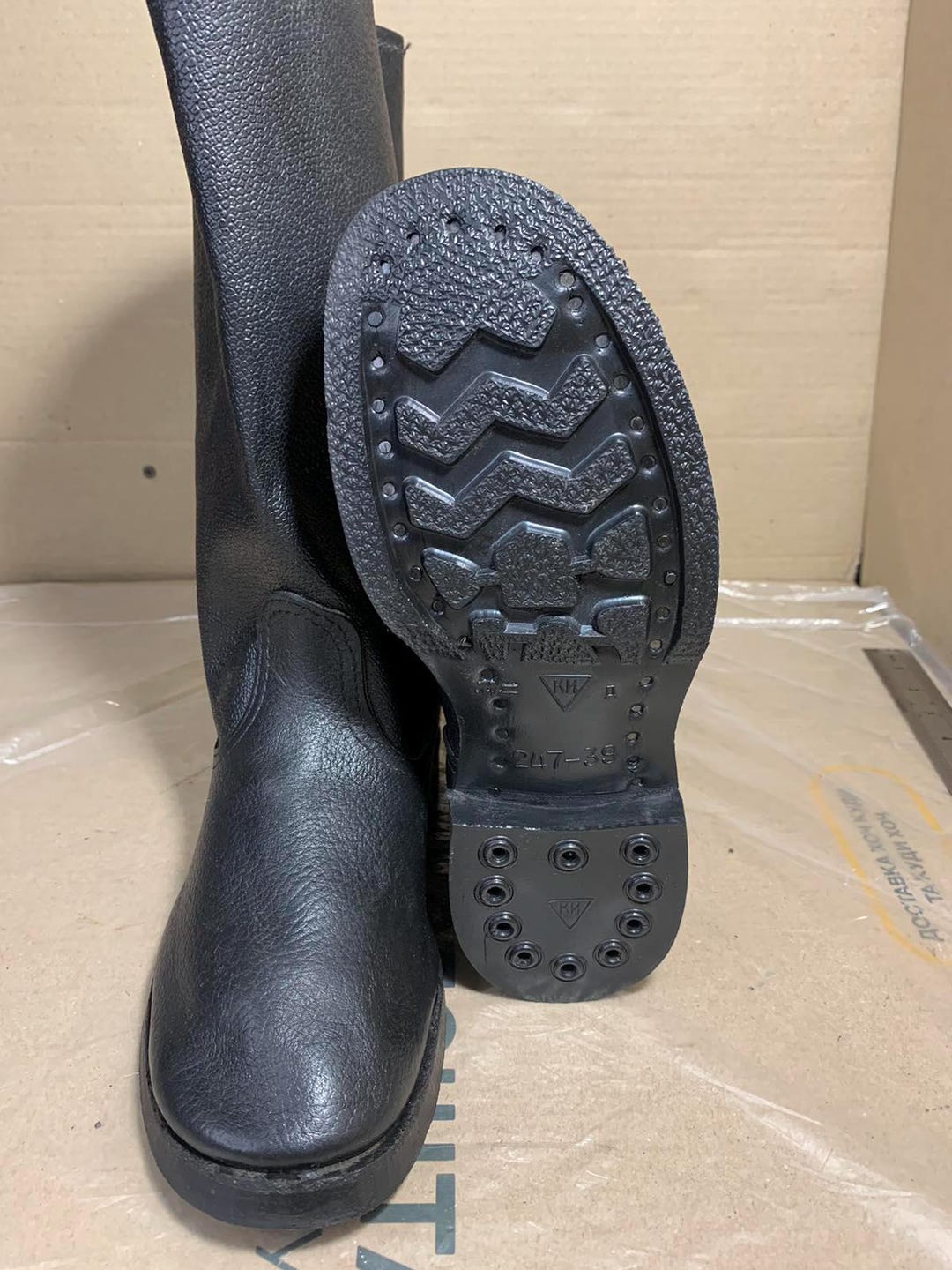 Soviet Russian Boots Soldier Sapogi Kirza Kersey (size 39) USSR - Etsy