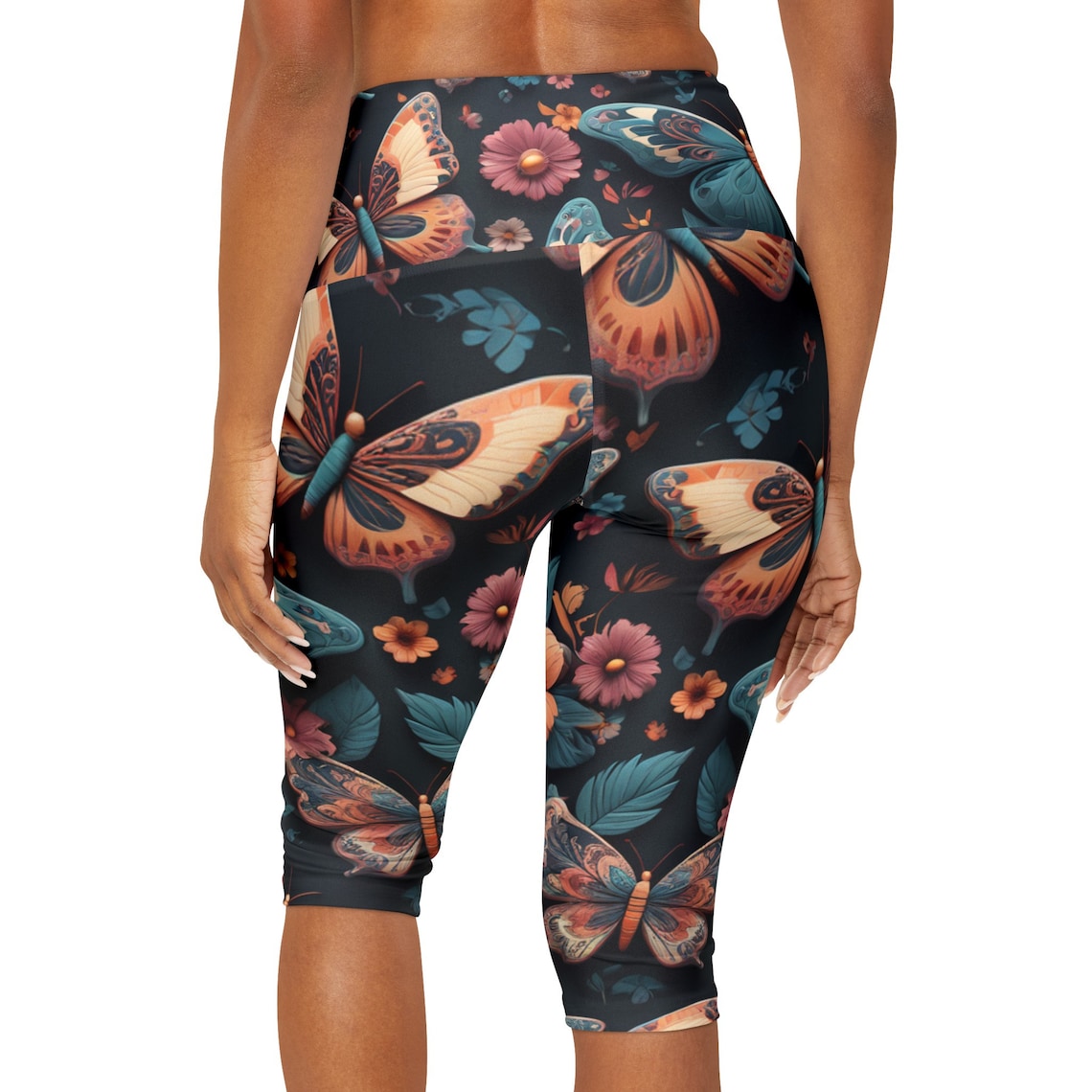 Butterfly Leggings Yoga Pants High Waist Leggings for Women Best Gift ...