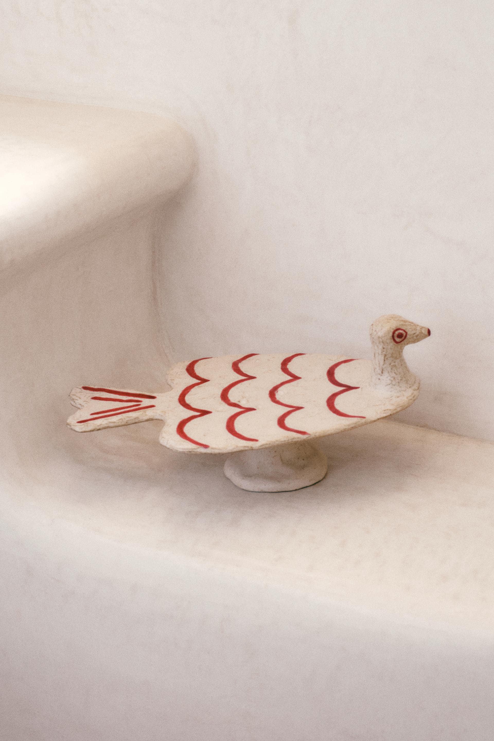 White Dove Bird Ceramic Mediterranean Italian Handmade in Italy Table ...