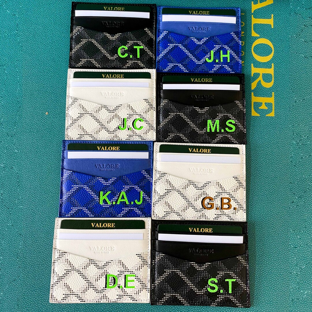 Add a Hand Painted Initial / Stripe Luxury Leather Customisation ...