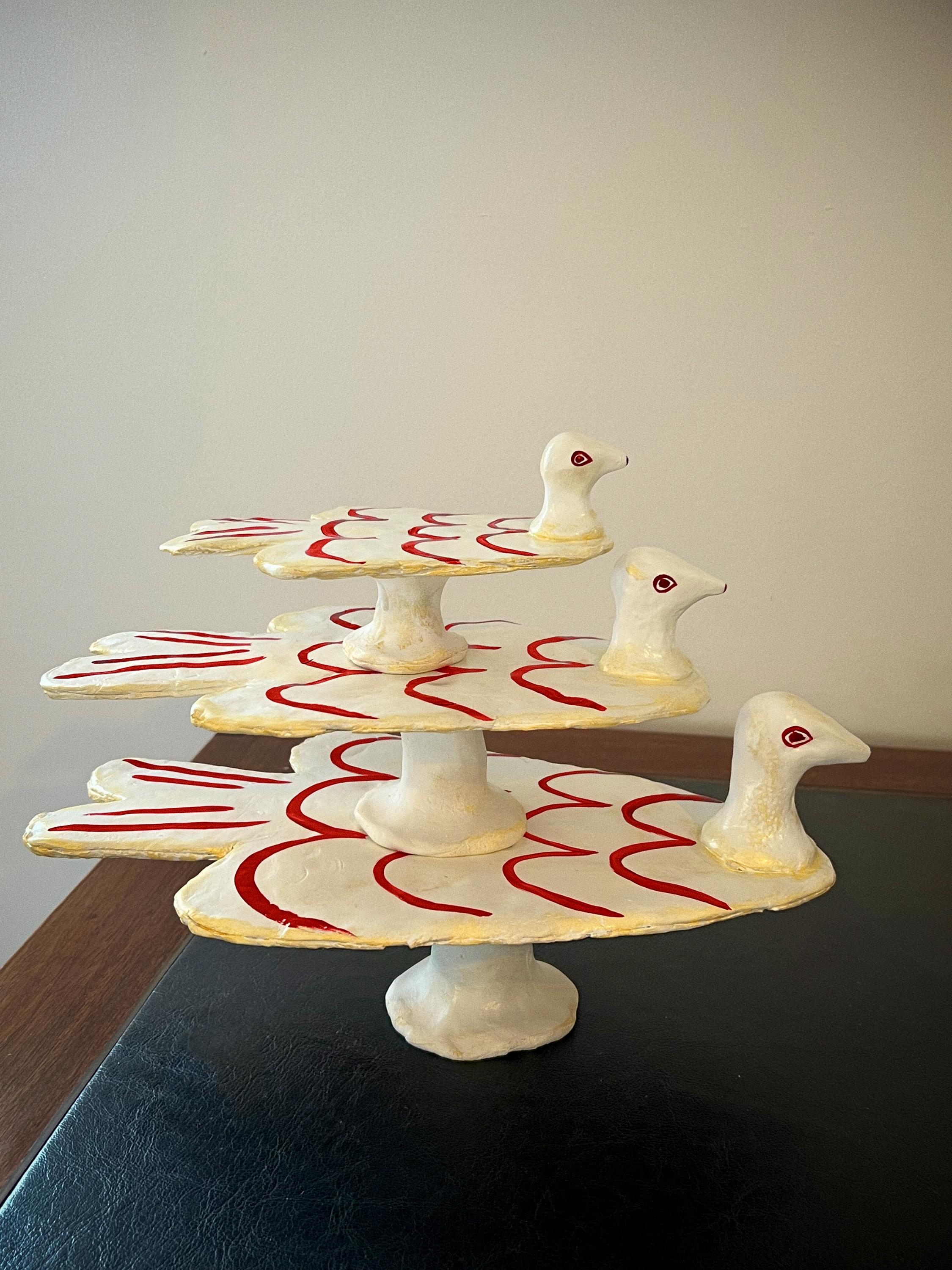 White Dove Bird Ceramic Mediterranean Italian Handmade in Italy Table ...